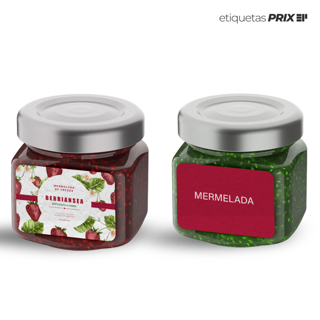 Las 7 mejores pegatinas personalizadas para mermelada | Etiquetas Prix