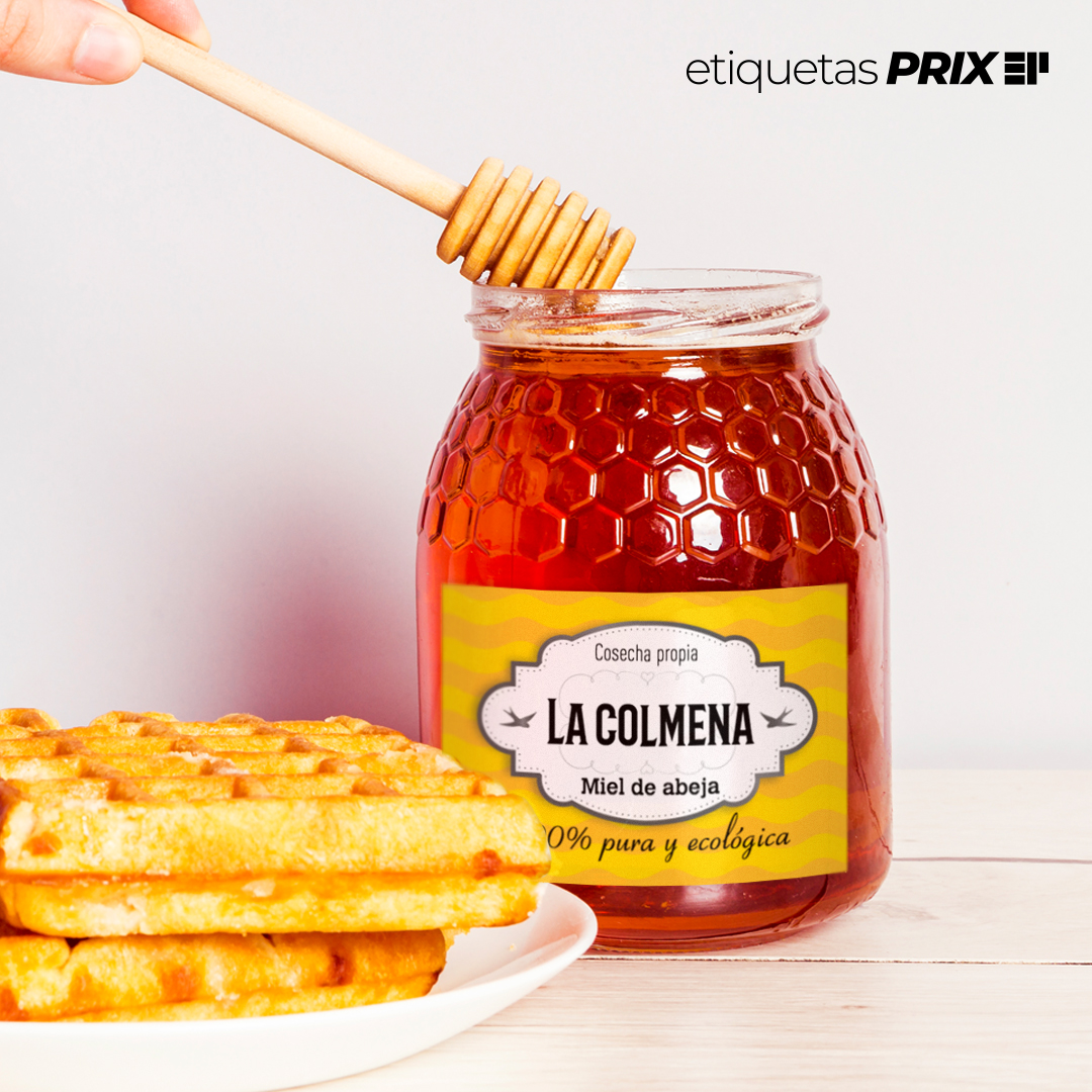 Las 5 mejores pegatinas personalizadas para miel | Etiquetas Prix
